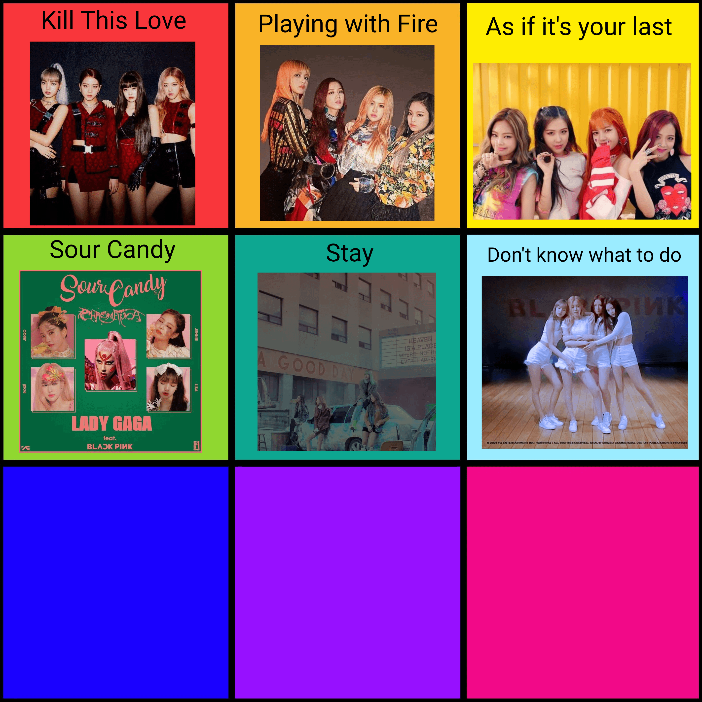 240920 - Blackpink songs as colors, Day 7: Dark Blue! - PTKOREA