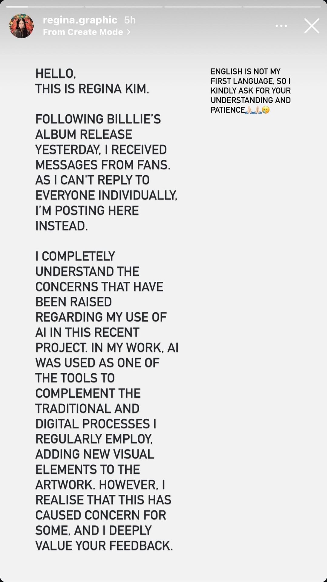 Regina Kim, the visual artist behind the latest Billlie album covers ...