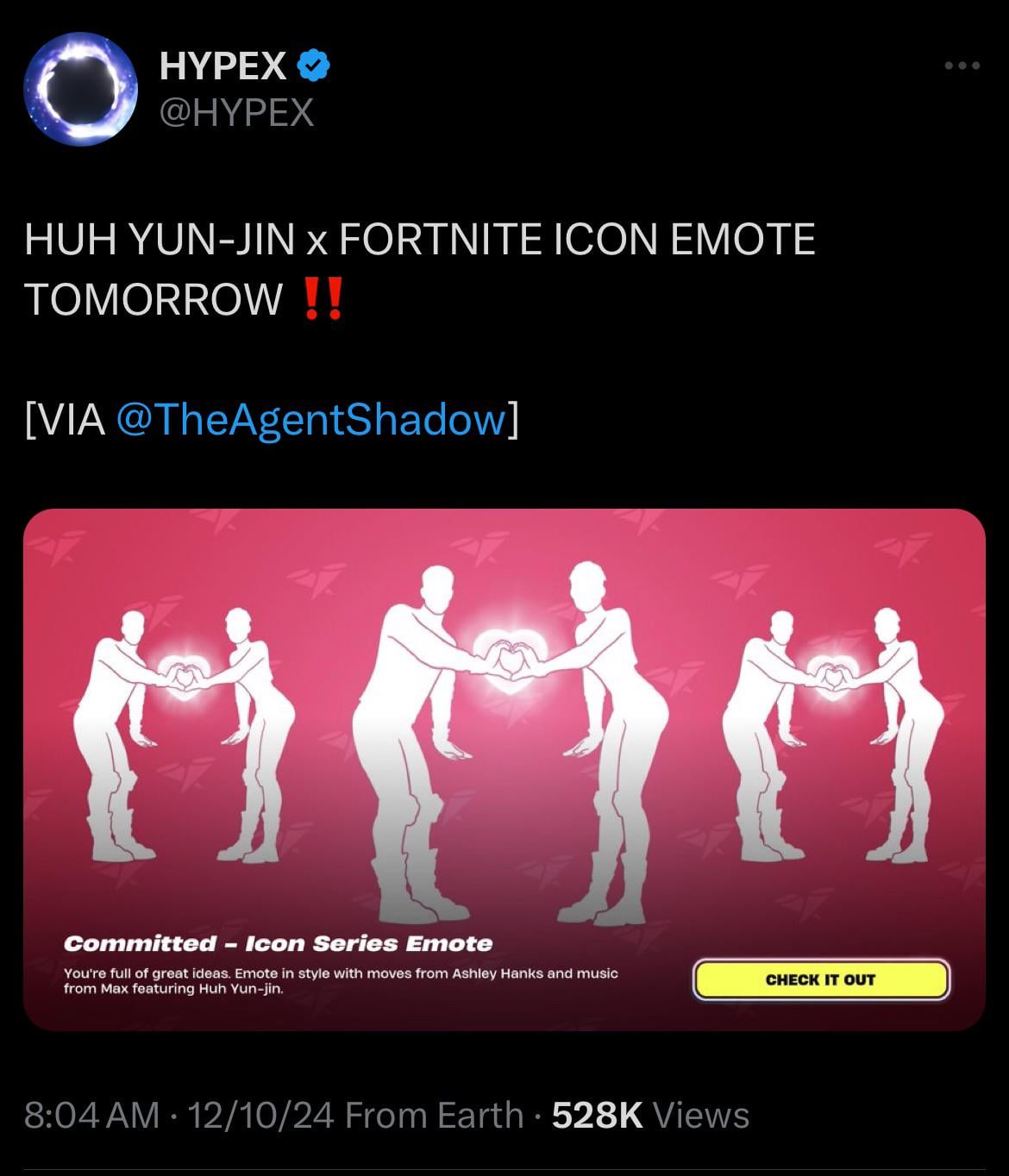 New Stupid in Love Emote by Max feat. Huh Yunjin coming to fortnite ...