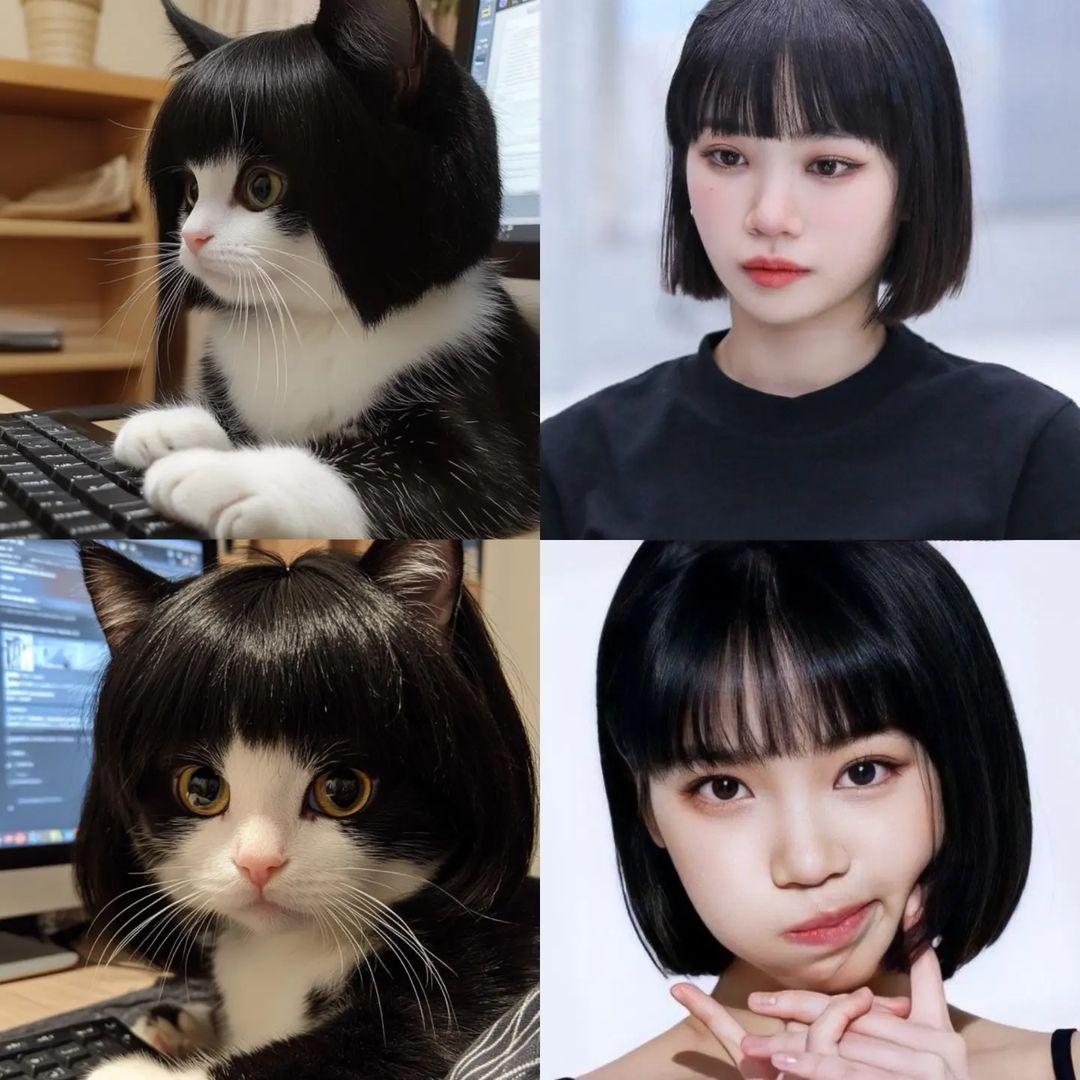 They turned Chaewon into a cat 😔 - PTKOREA