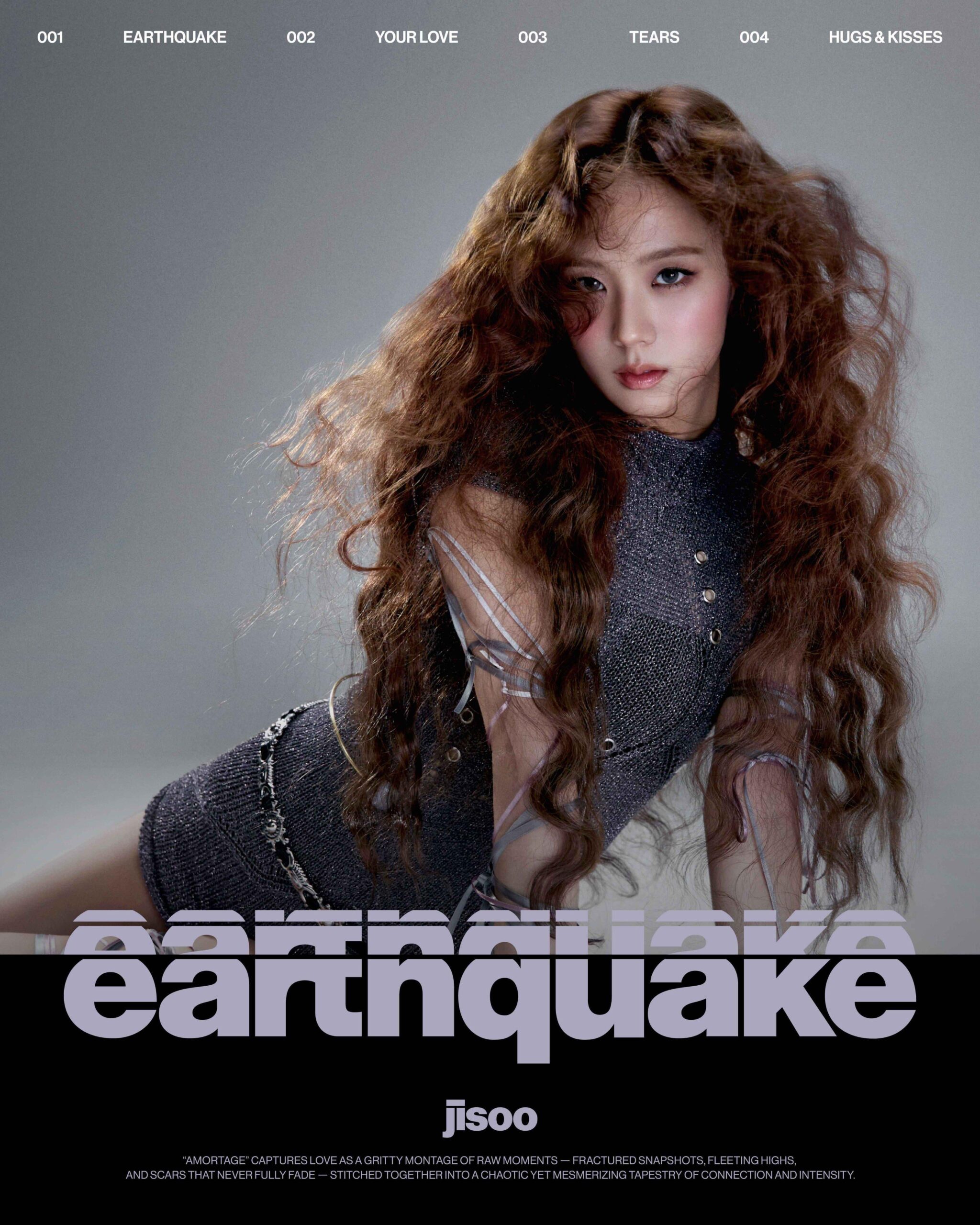 250204 JISOO - 'earthquake' [TEASER POSTER] - PTKOREA