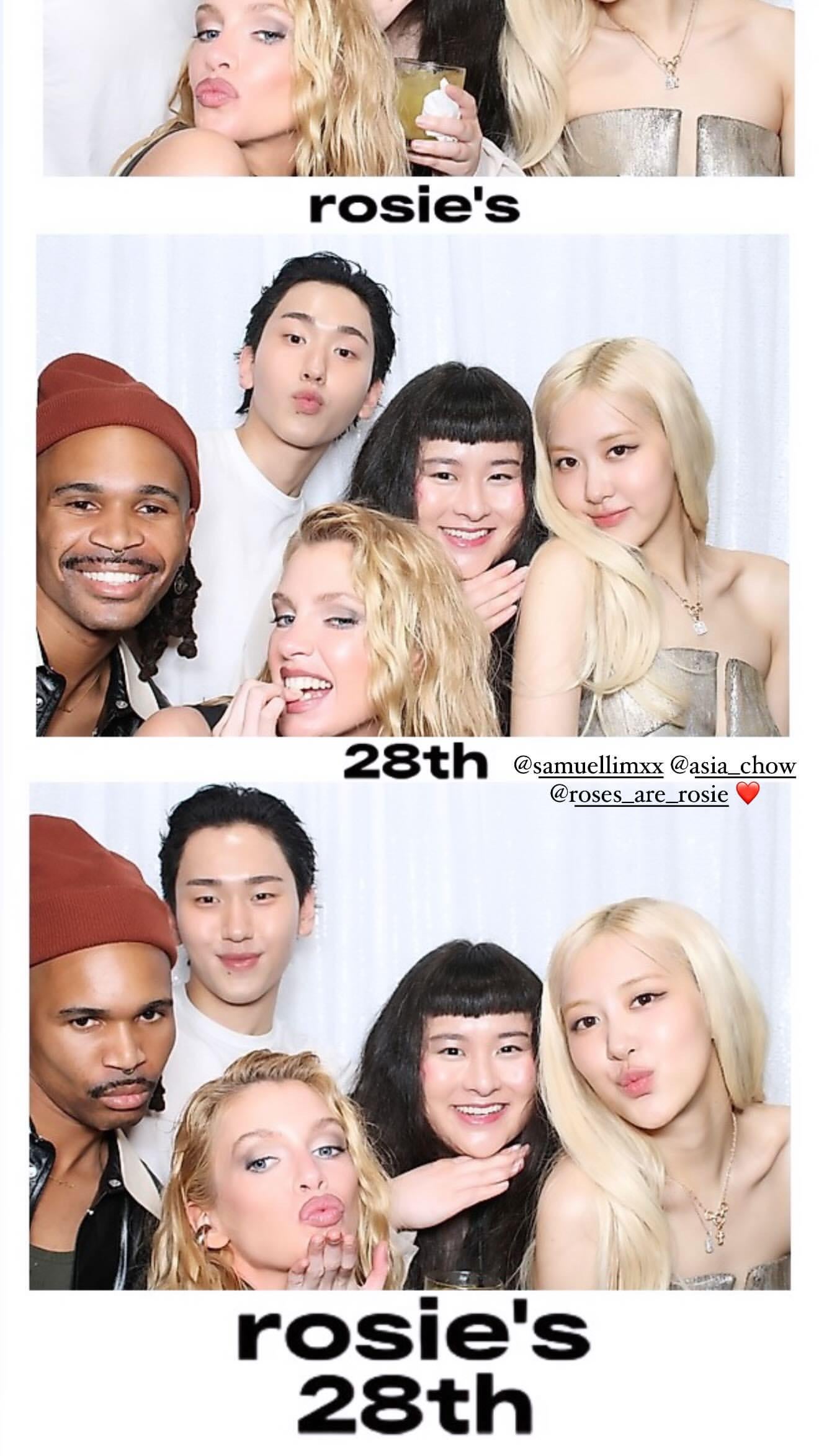 250209 Stella Maxwell IG Story Update w/ ROSÉ - PTKOREA