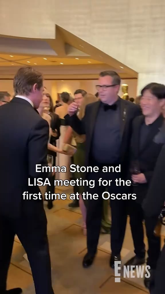 250303 Lisa and Emma Stone meet for the first time @ The 97th Academy ...