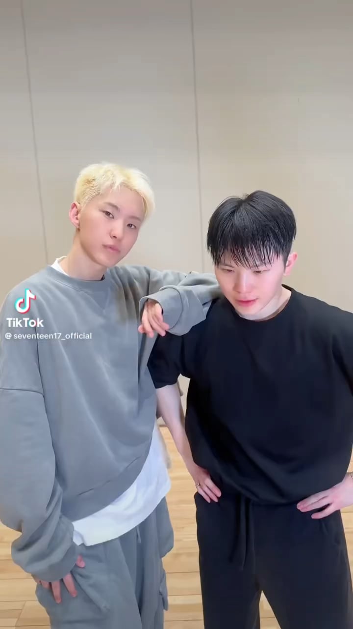 250312 SEVENTEEN TikTok Update with Hoshi & Woozi: ‘96ers’ Dance ...