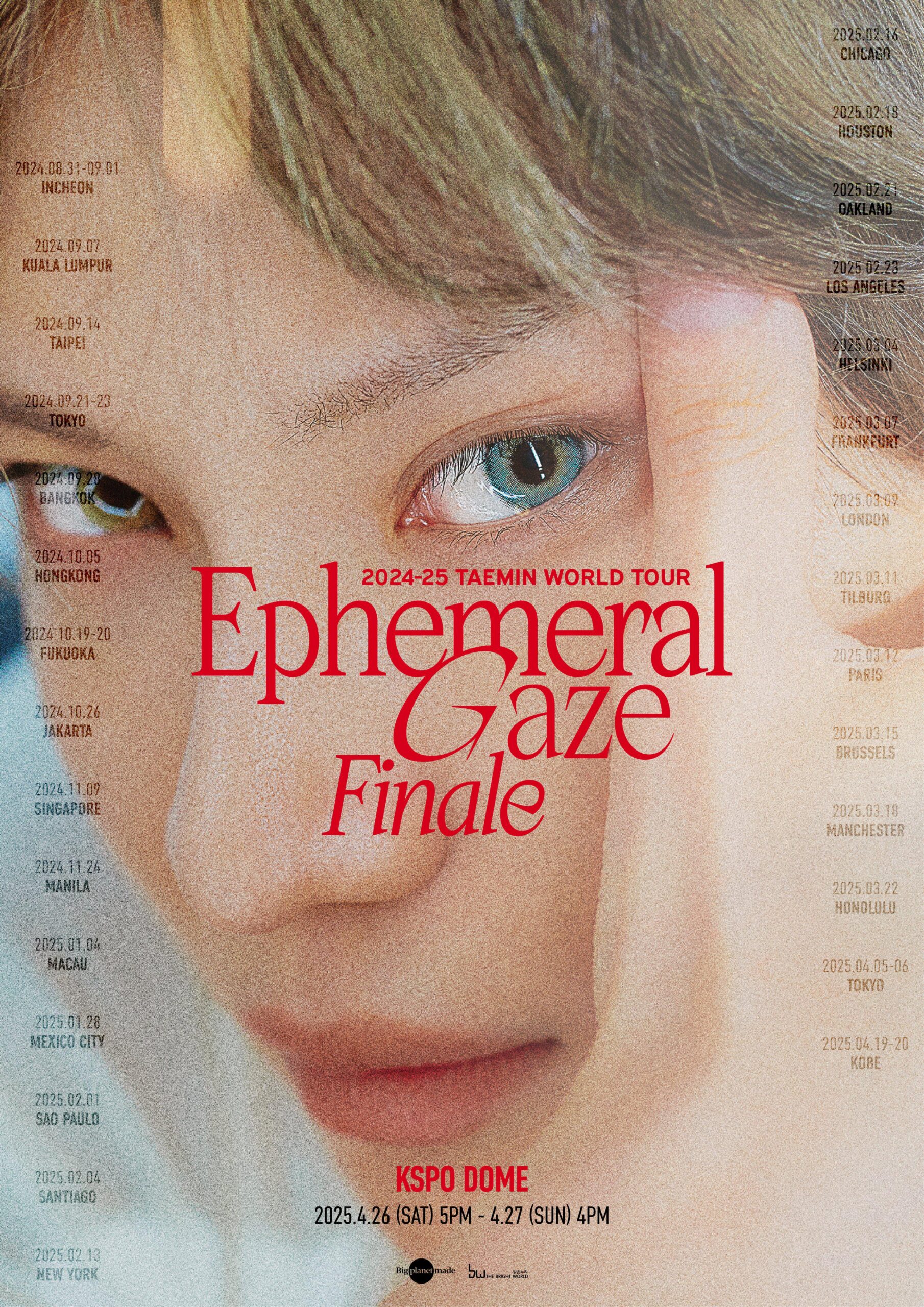 Taemin (SHINee) - 2024-2025 World Tour 'Ephemeral Gaze' Finale ...