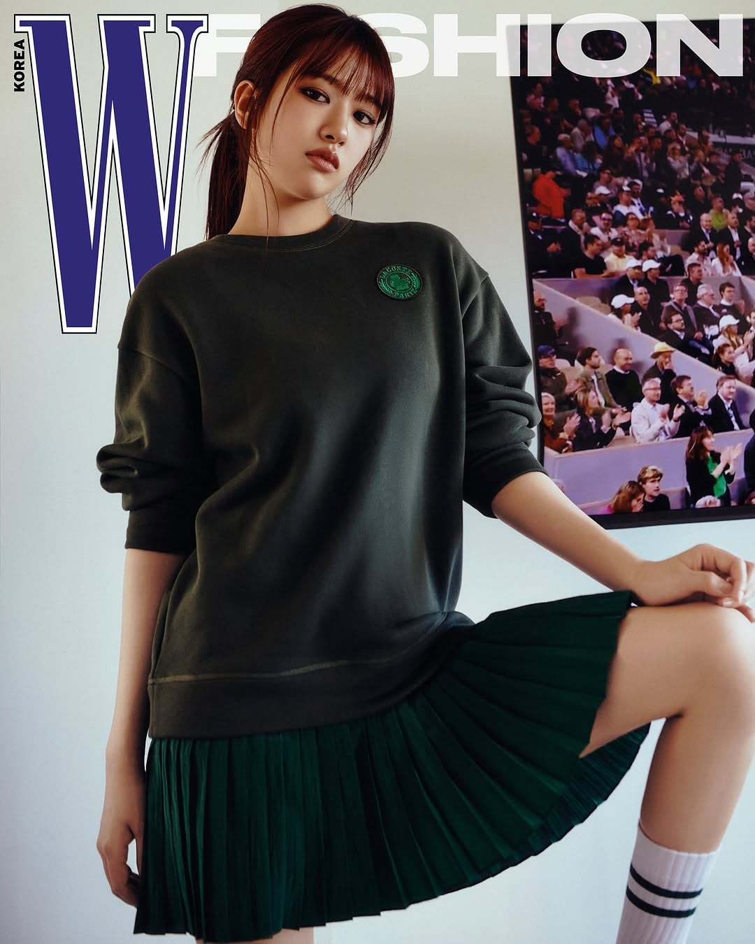 IVE Yujin - W Korea x Lacoste (April 2025 Digital Issue Cover & Pictorial) - PTKOREA