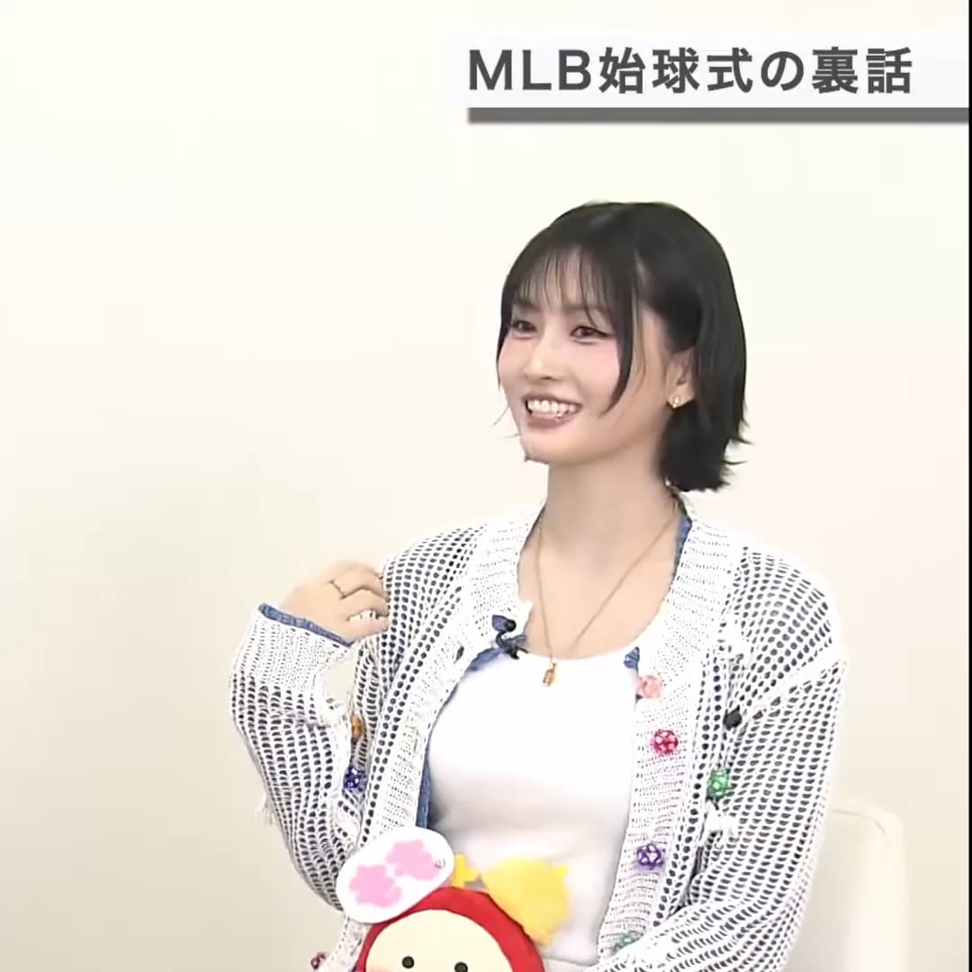 250516 - Pretty Momo during the mezamashi interview - PTKOREA