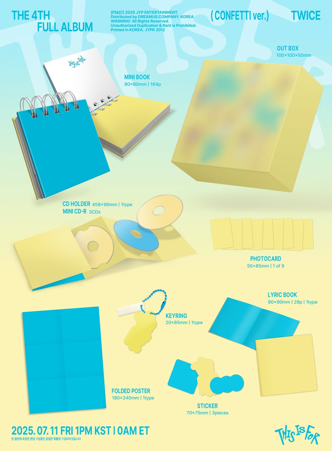 TWICE - The 4th Album: THIS IS FOR (Album Packaging Preview) - PTKOREA