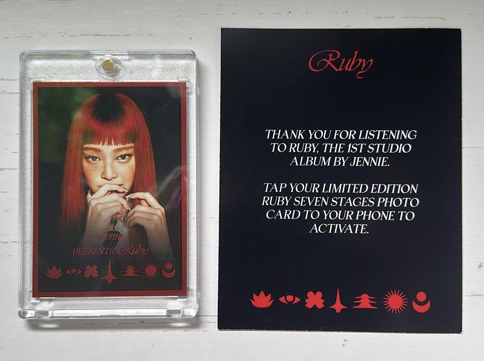 250509 Seven Stages of Ruby Card - PTKOREA