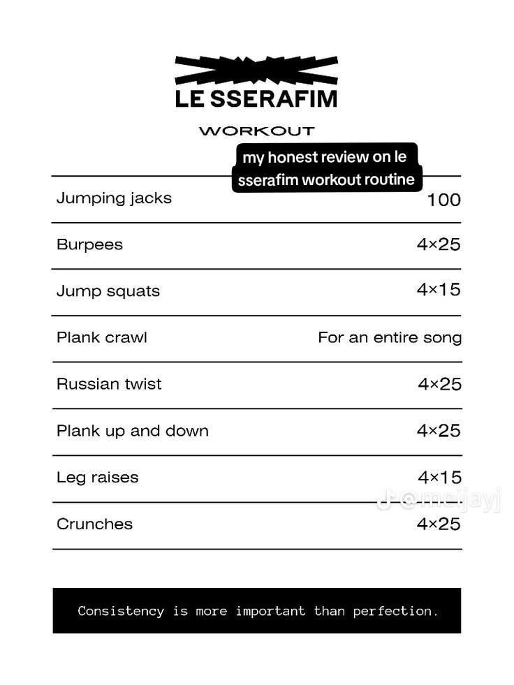 Le sserafim workout - PTKOREA