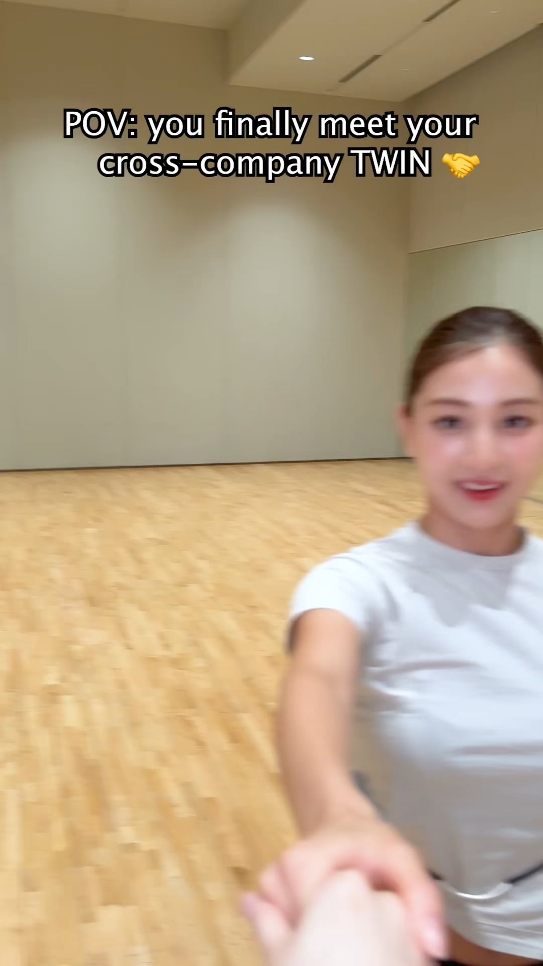 250710 TWICE TikTok Update with Huh Yunjin (feat. Jihyo) - POV: You finally meet your cross ...