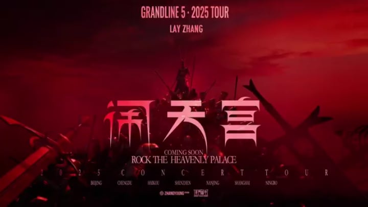 250721 Lay Zhang Studio Twitter Update: "The first teaser for 2025 Lay Zhang“GRANDLINE 5 ·Rock ...
