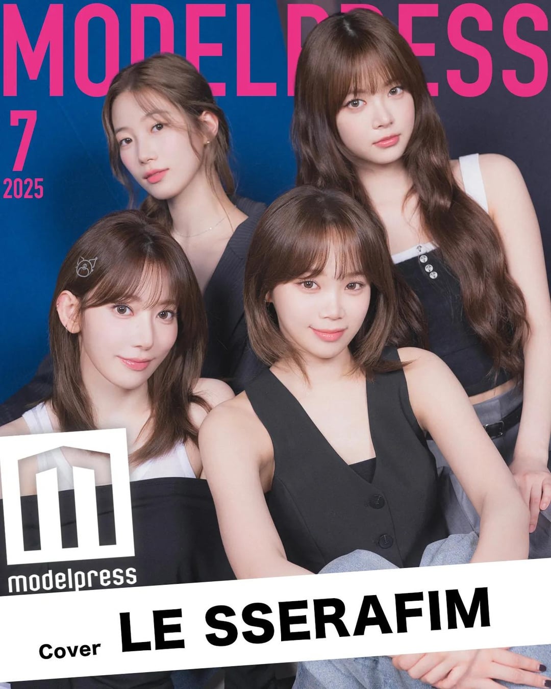 250701 LE SSERAFIM - Modelpress "Cover Model of the Month" (July 2025 Issue Cover & Pictorial ...