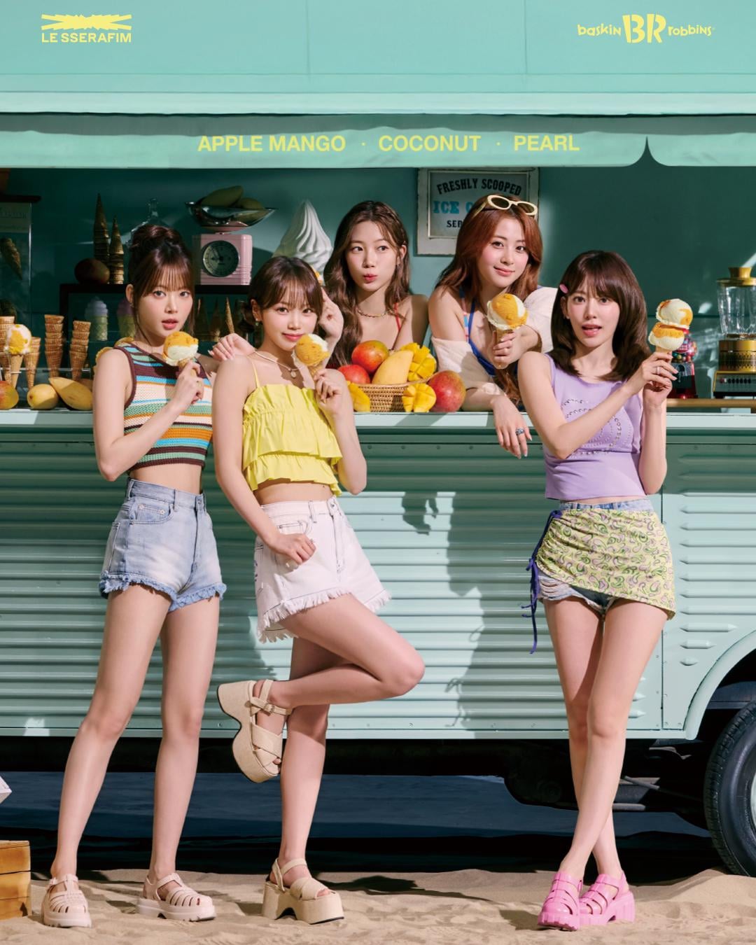 250701 Baskin Robbins Korea Instagram Update with LE SSERAFIM - PTKOREA